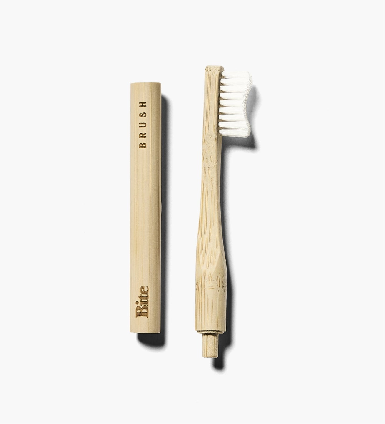 Bite Floss and Compostable Bamboo Toothbrush | sustainable haus mercantile