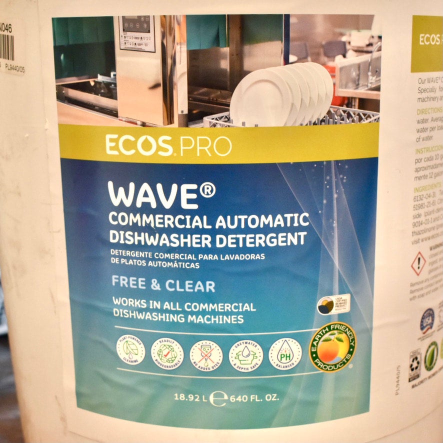 ECOS Wave Dishwasher Liquid Detergent sold package free for zero waste ...
