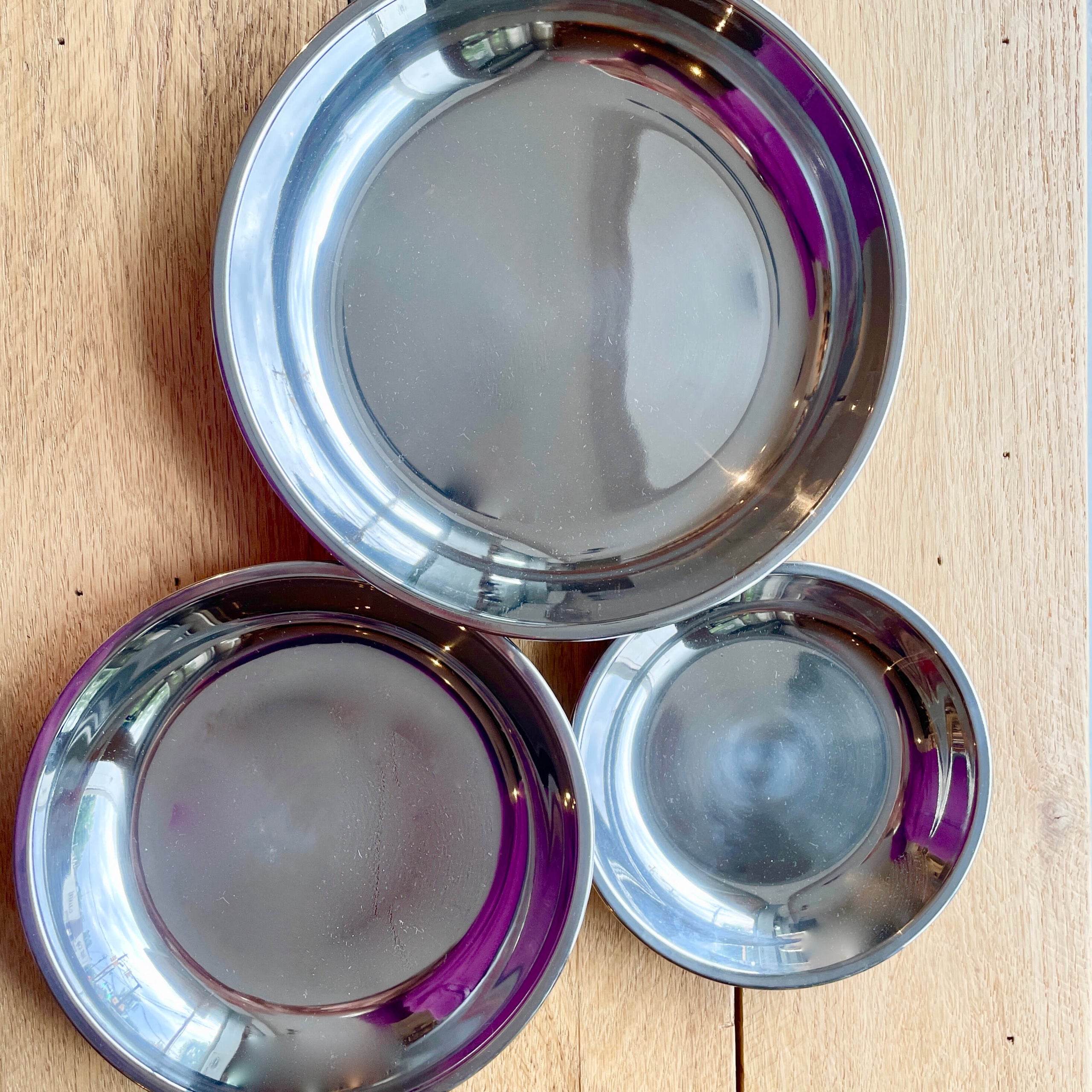 Onyx Stainless Steel Plate Resusable Stainless Steel Plastic Free Zero ...